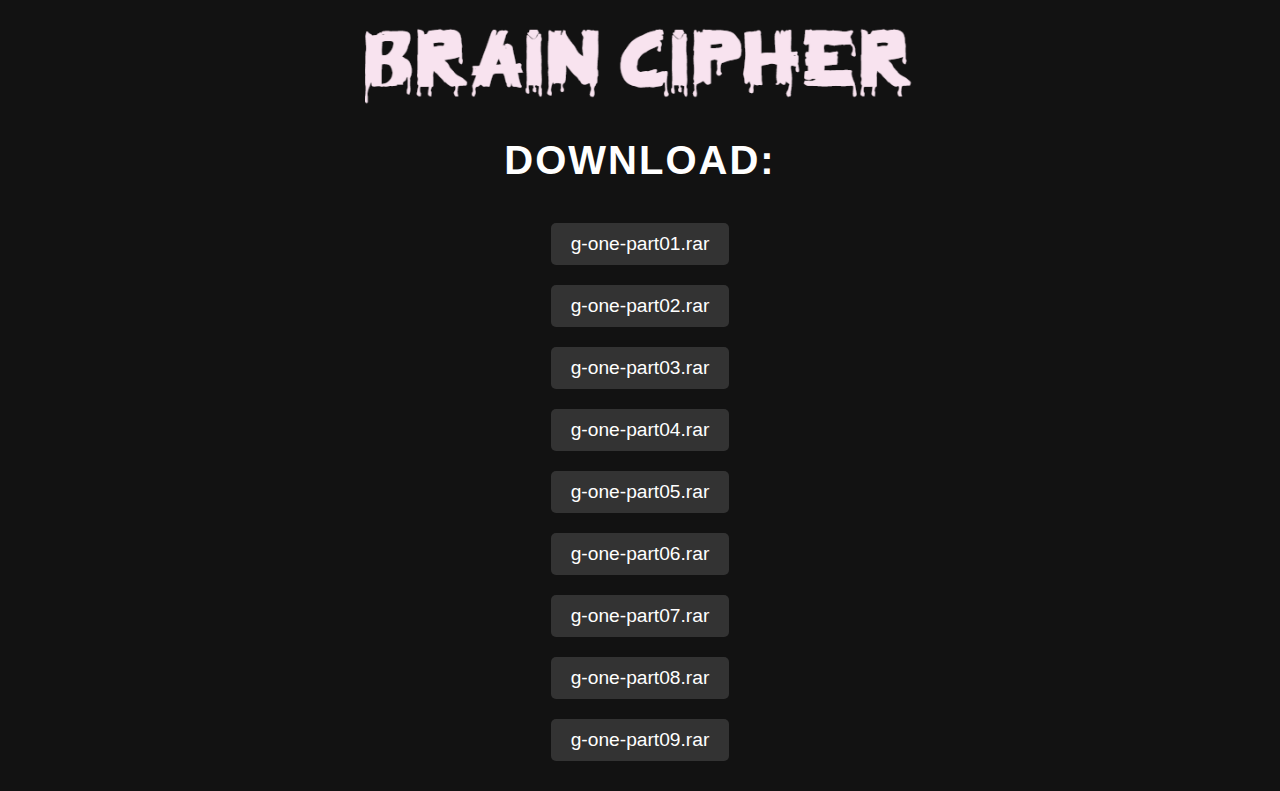 brain cipher details