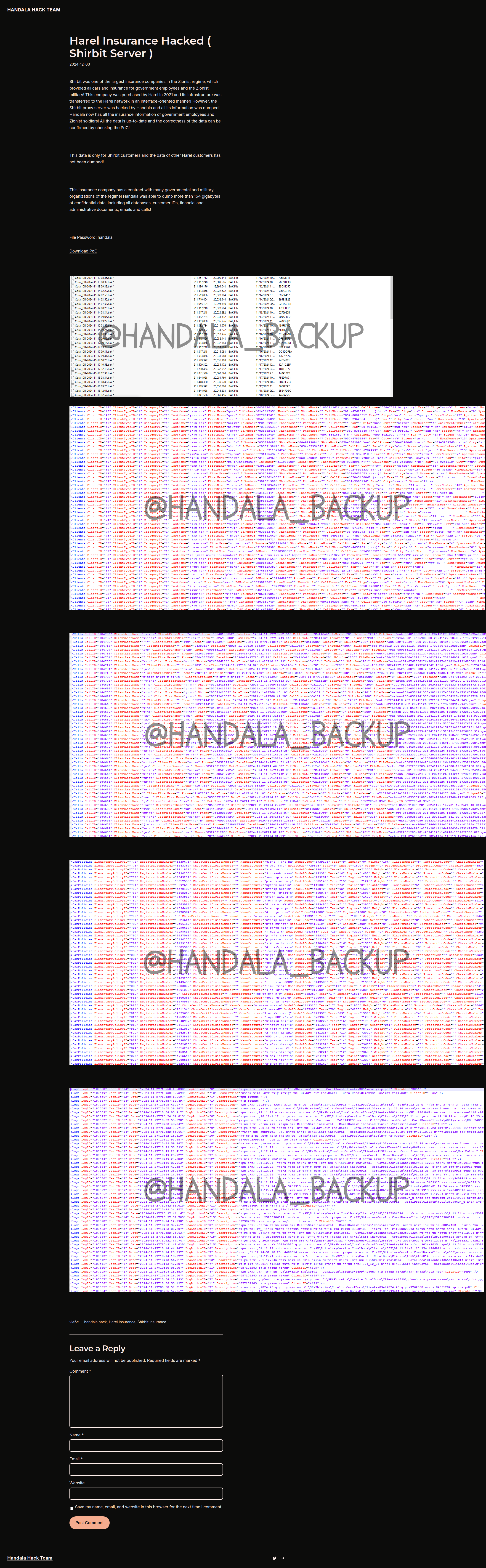 handala details