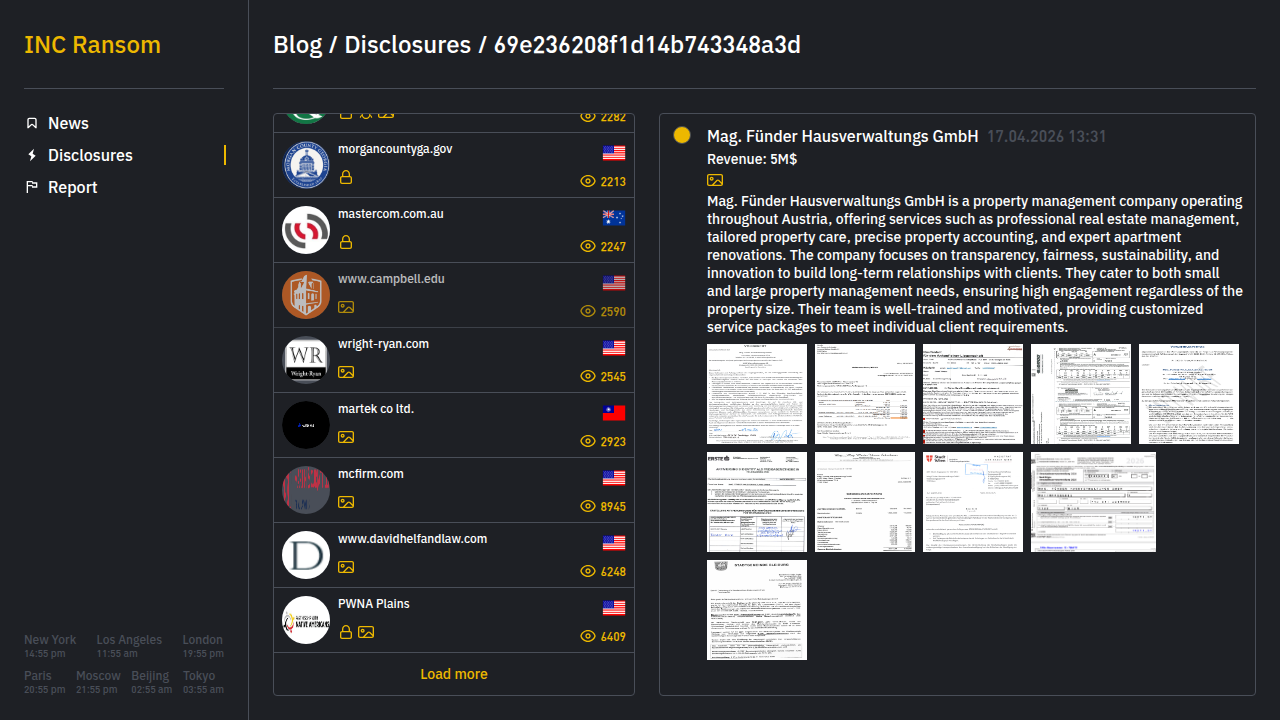 Inc Ransom · RansomLook